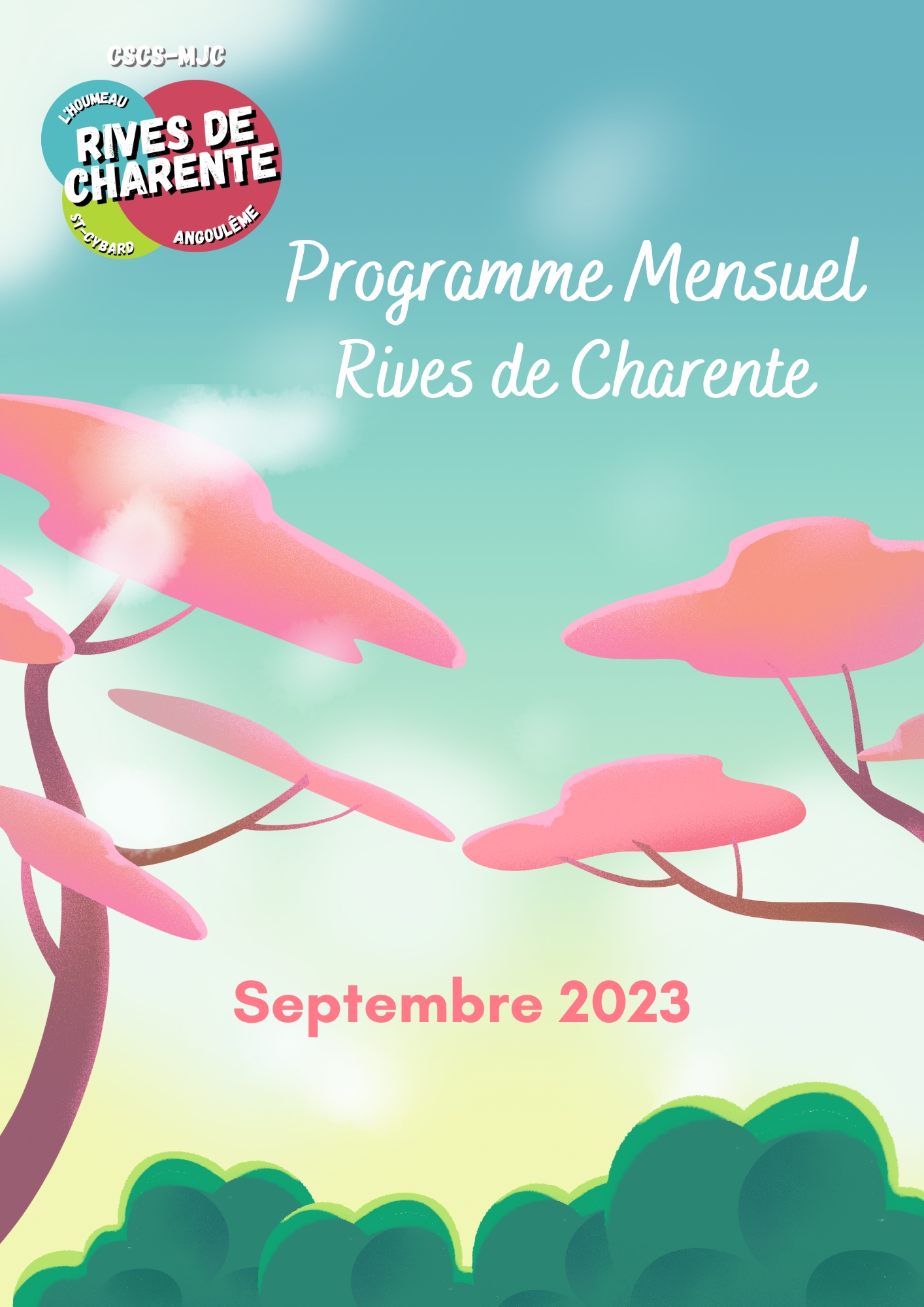Programme mensuel Septembre 2023 – MJC RIVES DE CHARENTE